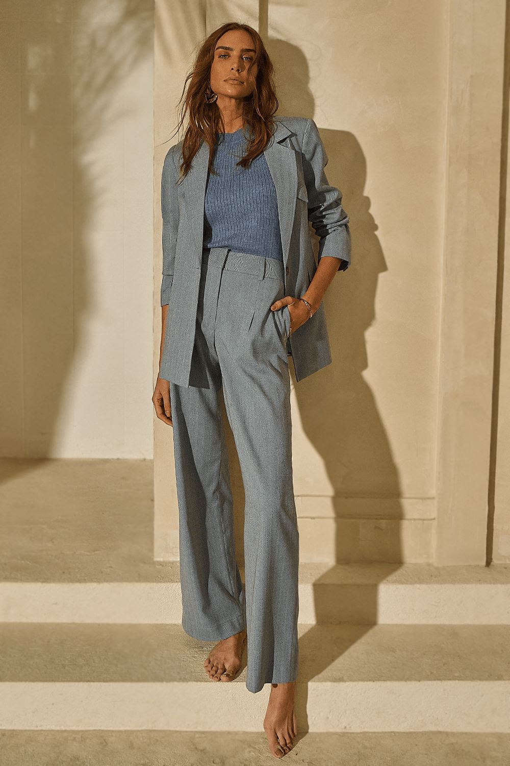 Calca Alfaiataria Pantalona Barbara - Brooksfield Donna Oficial: moda ...